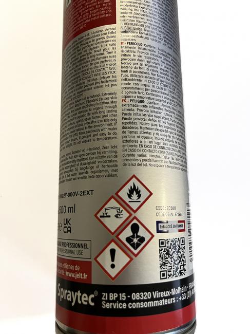 Bombe galva Brillant galvanisation à froid finition brillant 500 ml ...